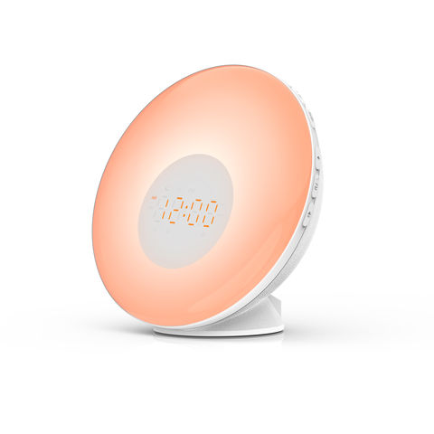 Buy Wholesale China Smart Sunrise Wake-up Light Alarm Clock With Radio ...