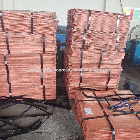 Buy Wholesale China Factory Direct Copper Cathode Pure 99.99% Copper ...