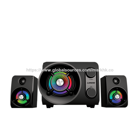 Buy Wholesale China 2.1 Computer Speakers Blue Led Gaming Speakers ...