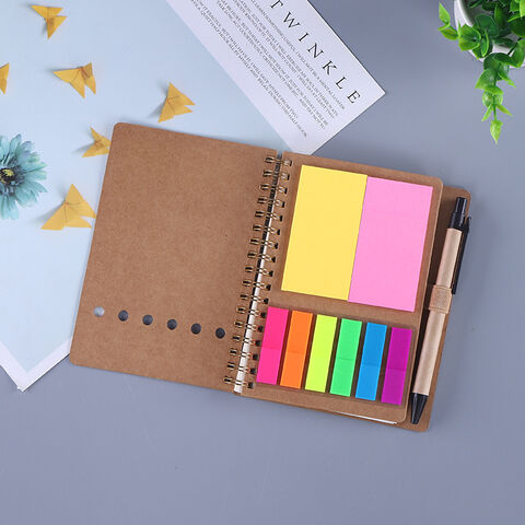 Promotional Advertising Business Leather Notebook Creative Sticky Note ...