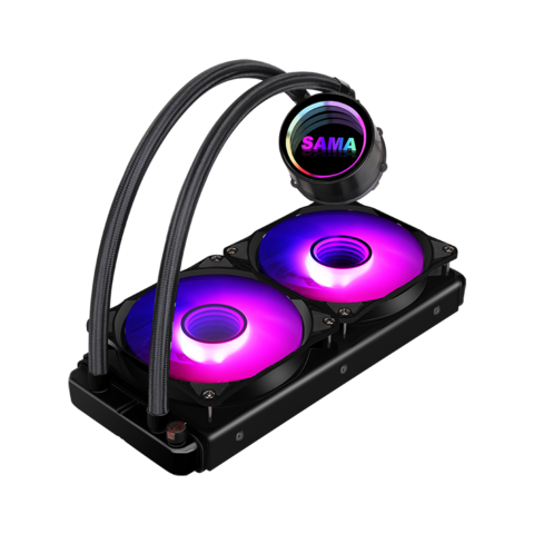 Buy Wholesale China Sama Rgb Glow Cpu Watercooler Led Liquid Cooling ...