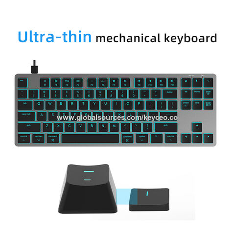 Buy Wholesale China Ultra Thin Mechanical Keyboard Wired+2.4g+bluetooth ...