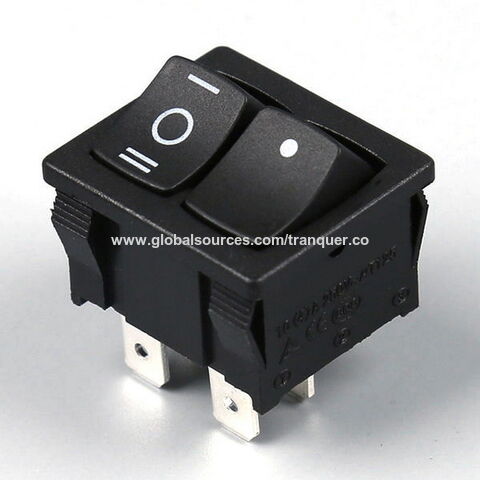 Buy Wholesale China Tranquer Rocker Switches 10a 250v 22x19 5 Pins On ...