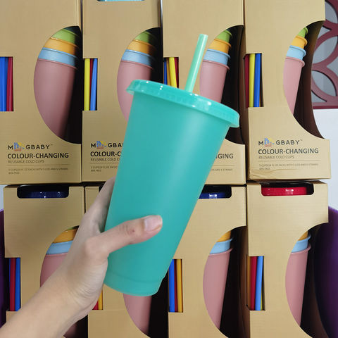 Buy Wholesale China Pp Thermochromic Cup Plastic Color-changing Straw ...