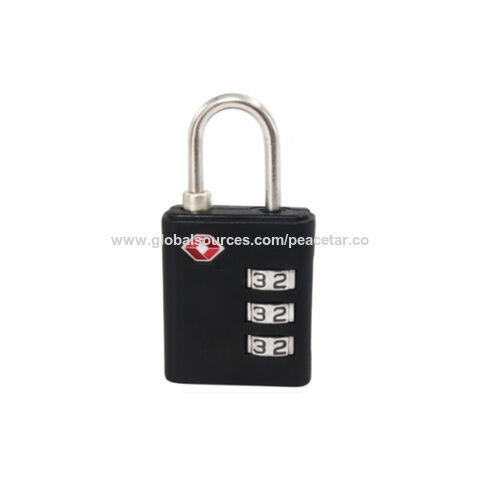 Buy Wholesale Hong Kong SAR Tsa Password Lock With 3-dials Re-settable ...