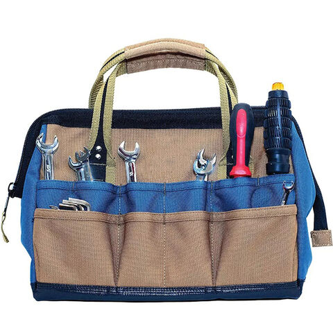 Custom Electrician Tool Kits Bag Durable Canvas Tote Storage Tool Bag ...