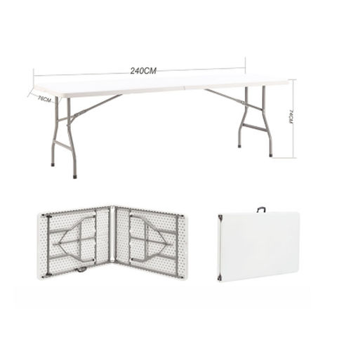 Buy Wholesale China Custom Plastic Folding Table Hdpe Folding Rectangular Table Suitable For ...