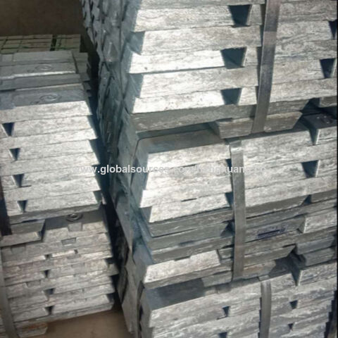 Buy Wholesale China Pure Zinc Ingots No. 0 Zinc Block Zinc Ingots Zn99 ...