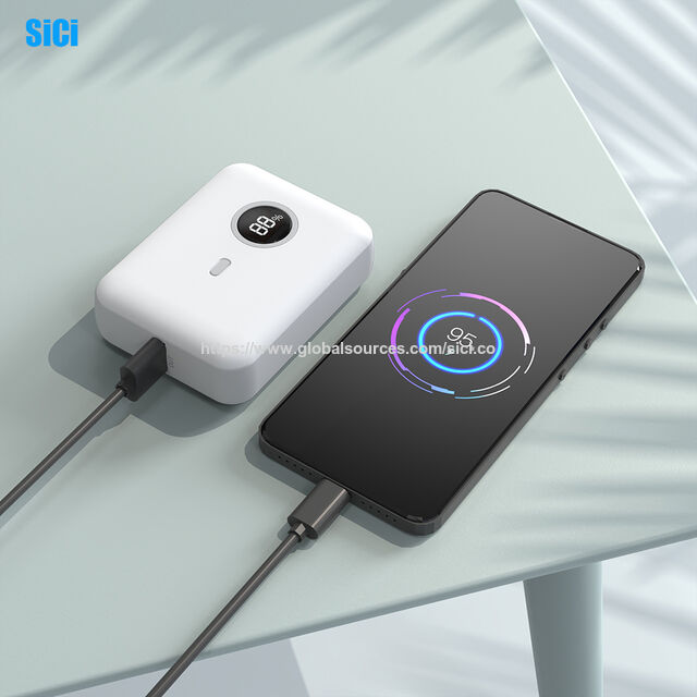 Mini Portable Emergency Power Bank 10000mah Backup Type C Power Bank ...