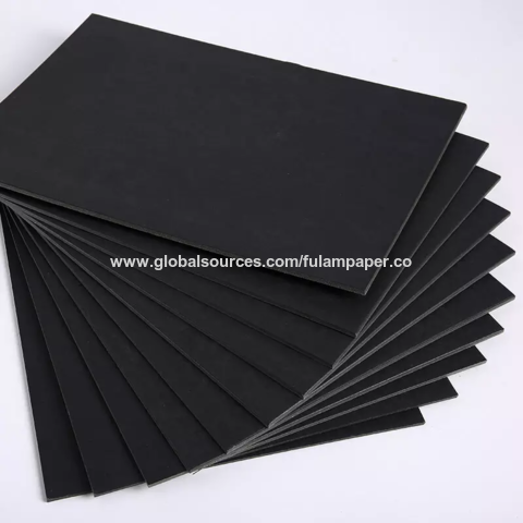 Bulk Buy China Wholesale Laminated Black Cardboard 300gsm Stationery ...
