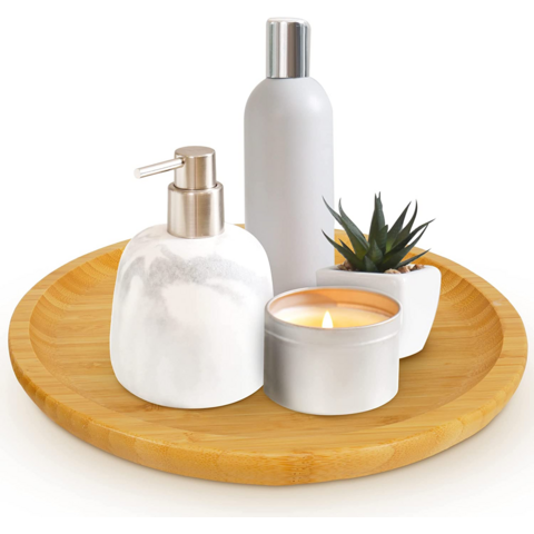 Buy Wholesale China Wholesale Bamboo Vanity Tray Waterproof And Sturdy ...