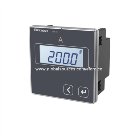 Buy Wholesale China 72*72mm Lcd Panel Single Phase 1/5a Input Current Measuring Ac Digital Mini ...