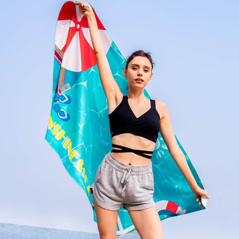Buy Wholesale China Quick Dry Custom Microfiber Light Weight Beach ...