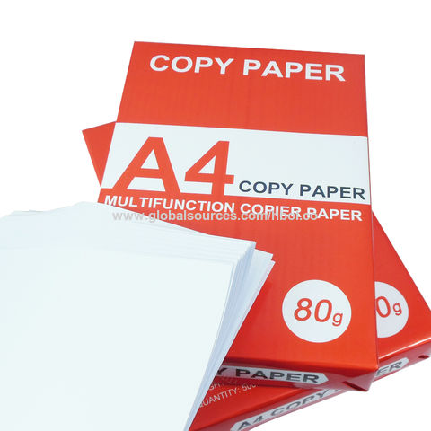 Buy Wholesale China A4 Printing Paper Copy Paper 70gsm 75gsm 80gsm ...