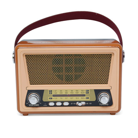Buy Wholesale China Portable Radio 3 Band Rechargeable Am Fm Sw Built ...