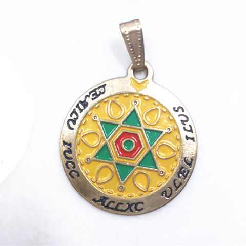Buy Wholesale China Antique Tetragrammaton Pentacle Pentagram Pendant ...