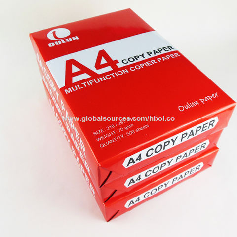 Buy Wholesale China Cheap And Quality Copy Paper A4 70 Gsm Price | Hp ...