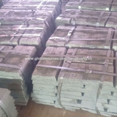 Buy Wholesale China Pure Zinc Ingots No. 0 Zinc Block Zinc Ingots Zn99 ...