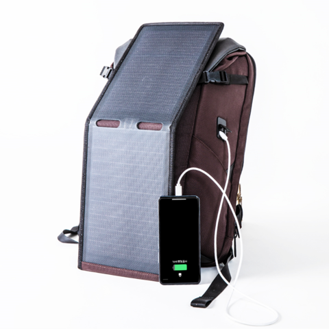 Buy Wholesale China Solar Charging Powered Backpack Solar Battery ...