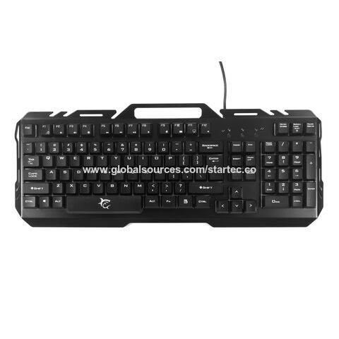 Bulk Buy China Wholesale Full Sized Membrane Keyboard With Metal Top ...