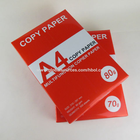 Buy Wholesale China Hot Sale White Color A4 Double Side Printing Paper ...