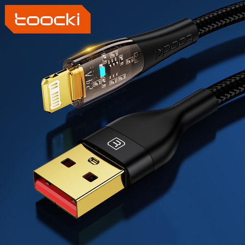Buy Wholesale China Toocki 2022 New Trend Transparent Style Cable 2.4a ...