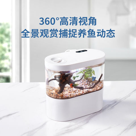 Living Room Household Mini Small Medium Ecological Creative Aquarium ...
