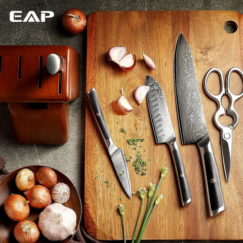 Buy Wholesale China Luxury High Quality Kitchen Knife Set Damascus Vg ...