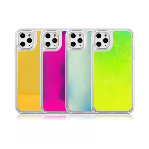 Buy Wholesale China Liquid Phone Case Neon Quick Sand Back Cover ...