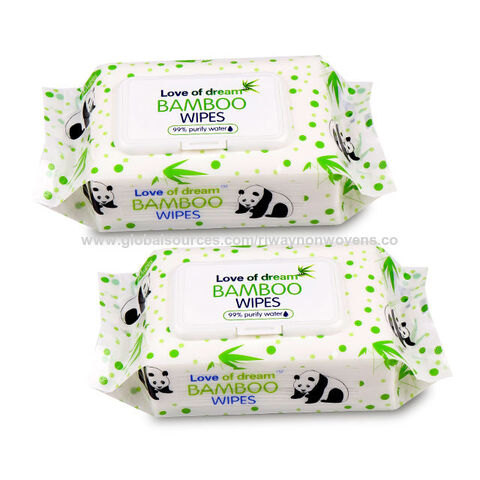 Buy Wholesale China Biodegradable Soft Baby Bamboo Wipes & Bamboo Wipe ...