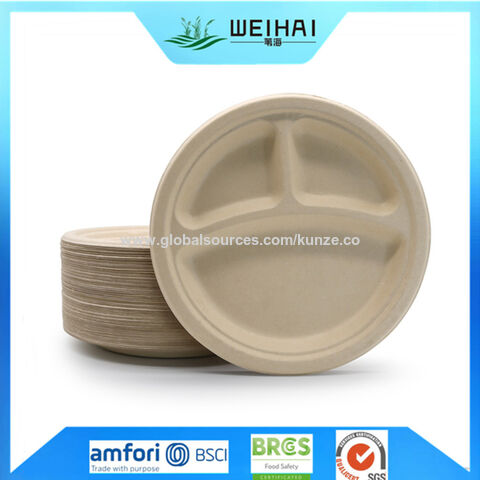 Buy Wholesale China 9 Inch Bagasse Plate Environmentally Friendly ...