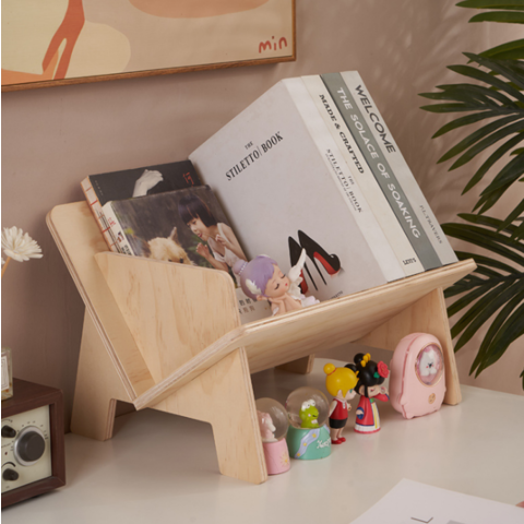 Buy Wholesale China Hot Selling Home V Shape Plywood Wood Bookshelf ...