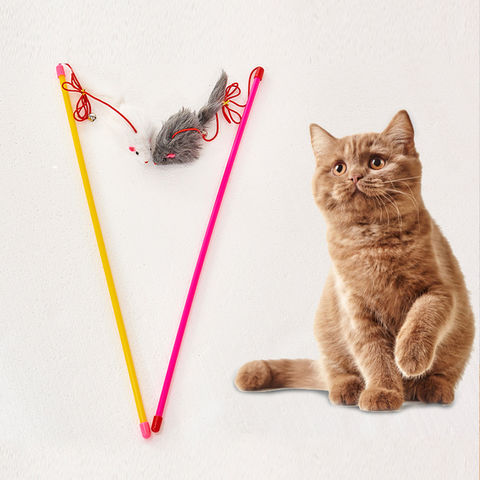 Buy Wholesale China Cat Toy Interactive Emotional Mouse Teasing Plastic ...