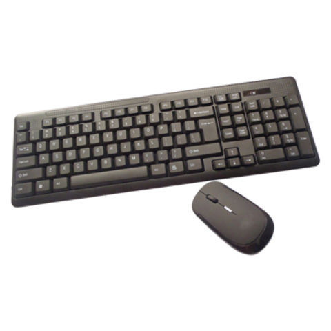 Buy Wholesale China 2.4ghz Wireless Slim Keyboard And Mouse Combo, 10m ...