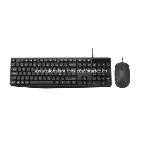 2 In 1 Usb Wired Keyboard Mouse Combo Pack Full Size Keyboard And Mouse ...