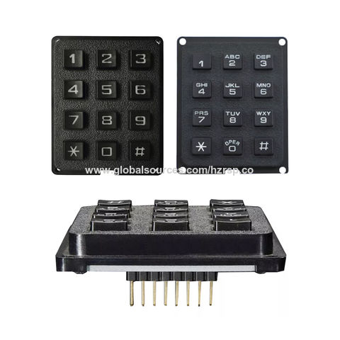 Buy Wholesale China Wholesale 2 Button Matrix Plastic Chiclet Keyboard ...