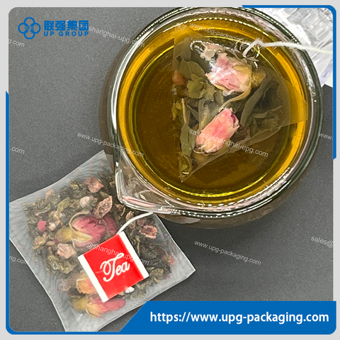 Pla Soilon Filter For Pyramid Tea Bag With Tea Powder, Flower Tea ...