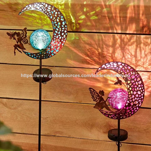 Buy Wholesale China Bsci Factory Solar Light Metal Fairy Stake Garden ...