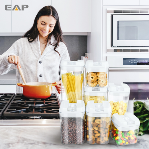 Buy Wholesale China Different Capacity Plastic Sealed Cans Kitchen ...