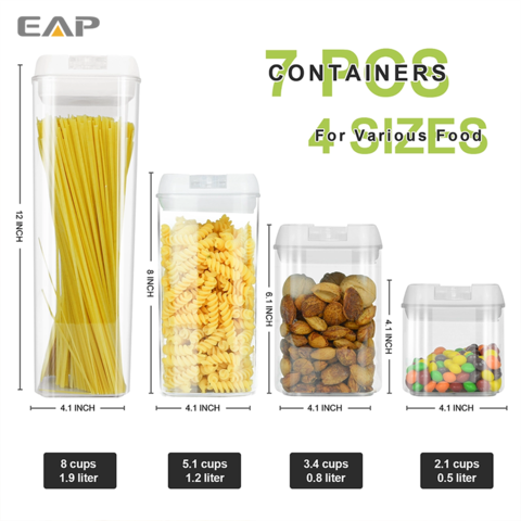 Buy Wholesale China Different Capacity Plastic Sealed Cans Kitchen ...