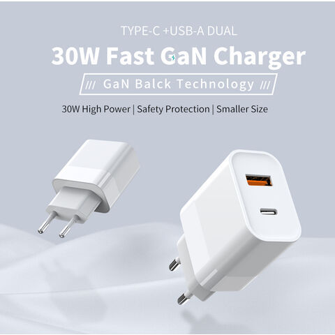 Buy Wholesale China Pd30w 20v1.5a Gan Typec Mobile Usb Adapter With Etl/fcc/ce/pse/kc Laptop ...