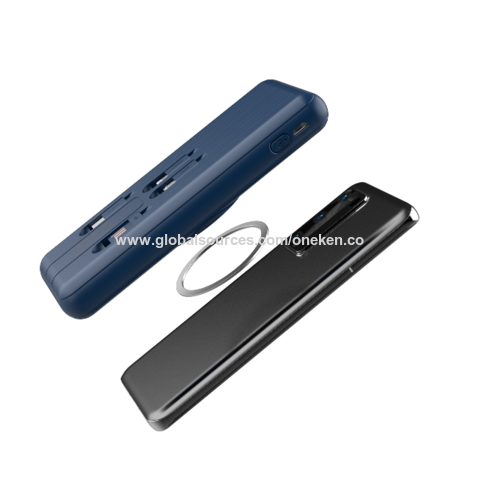 Buy Wholesale China Build-in 4 Cables Magnetic Power Bank 10000mah ...