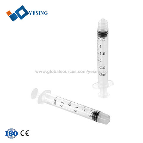 Factory Direct High Quality China Wholesale Manufacturer Luer Lock Medical Syringe Plastic ...