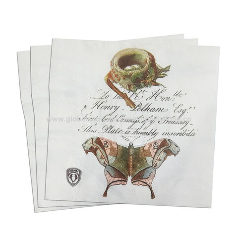 Buy Wholesale China Oem Printed Pattern Table Tissue Paper Napkin ...