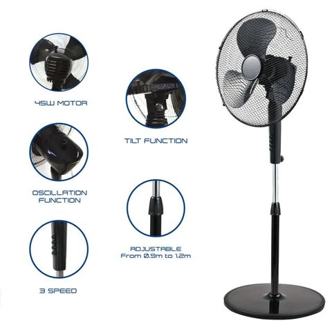 Buy Wholesale China Ultra Quiet Pedestal Fan New Pedestal Stand Fan ...