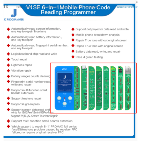 Buy Wholesale China Jc V1se Mobile Phone Code Reading 6-in-1 Programmer ...