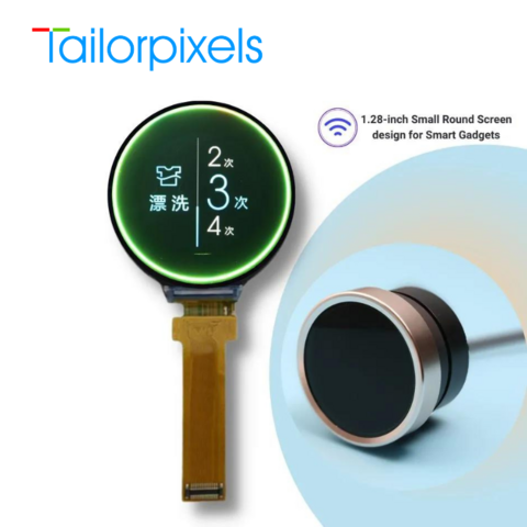 Buy Wholesale China 1.28 Inch Tft Lcd, Ips Display, Small Round Lcd ...