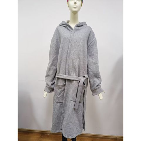 Buy Wholesale China Women Cotton Warm Fleece Winter Bathrobe Quality ...