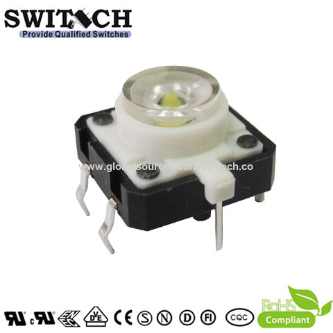 Buy Wholesale China Switech 12l*12w*7.2h Illuminated White Led Light ...