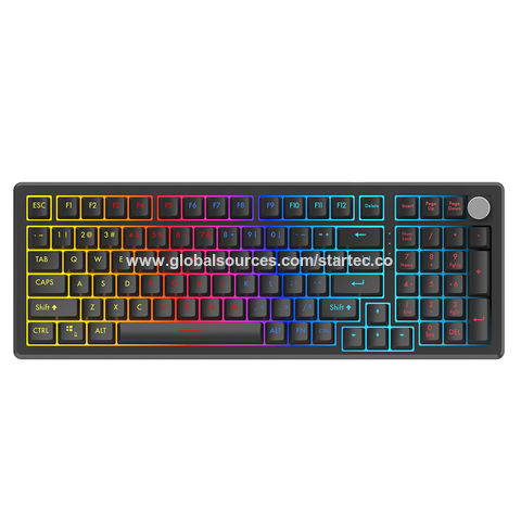 Buy Wholesale China Wired+2.4g+bt Triple Mode Compact Size 99 Keys Rgb ...